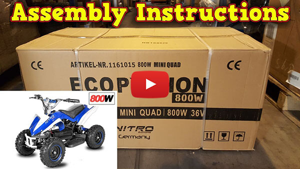 Electric Quads : Python 800W 36V KIDS ELECTRIC QUAD BIKE